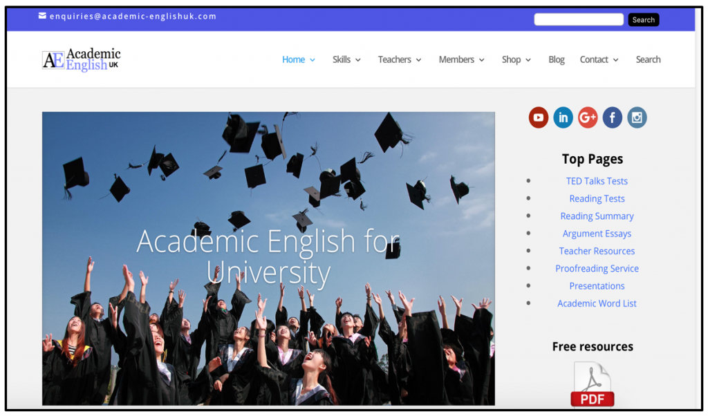 About Us - EAP Teaching Resources