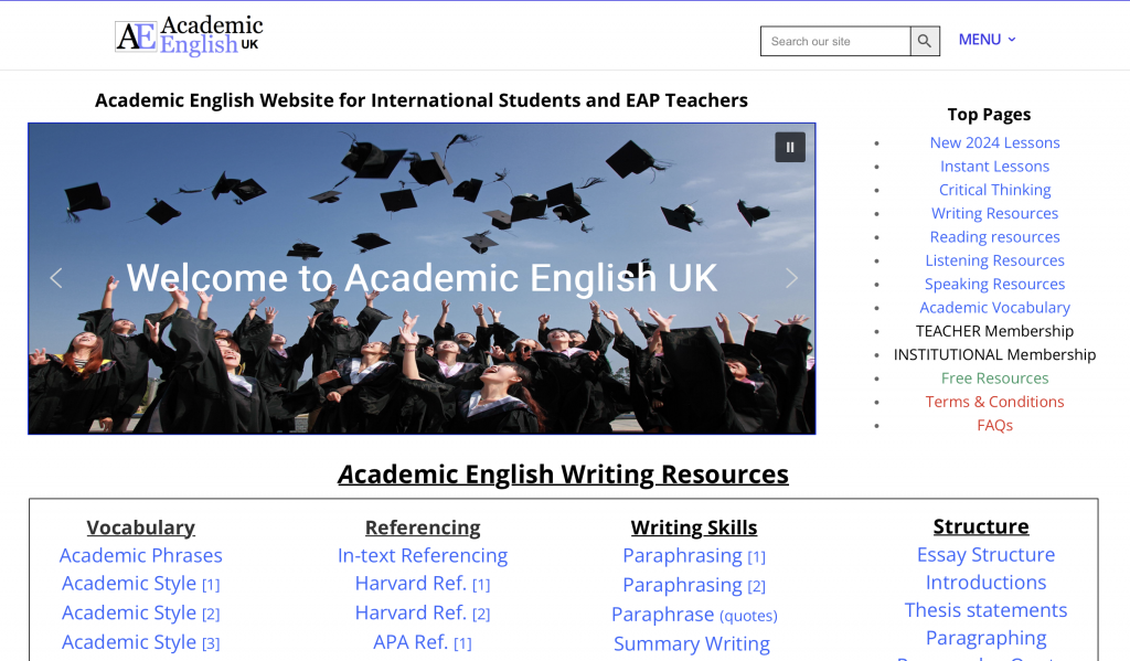 About Us - EAP Teaching Resources